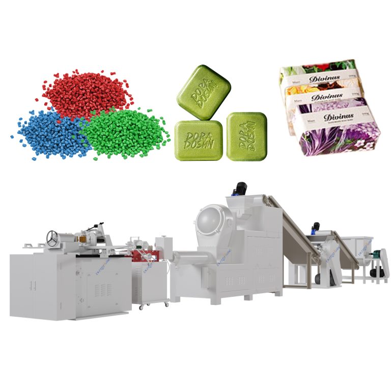 Easy to Operate Automatic Production Line Toilet Bar Soap Making ...