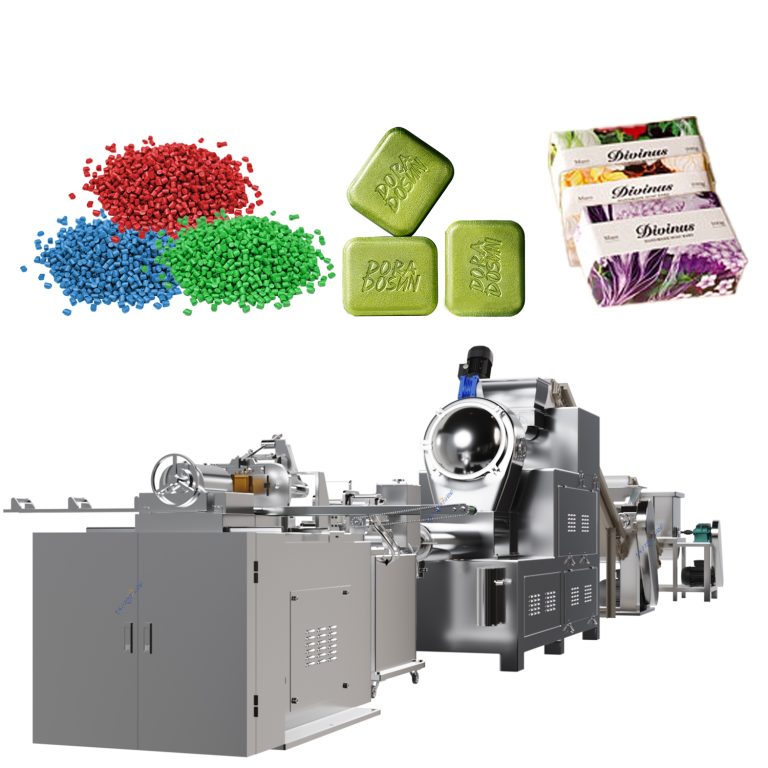 High Speed 100kg to 1000kg Automatic Laundry Soap Milling Mixing Bar ...