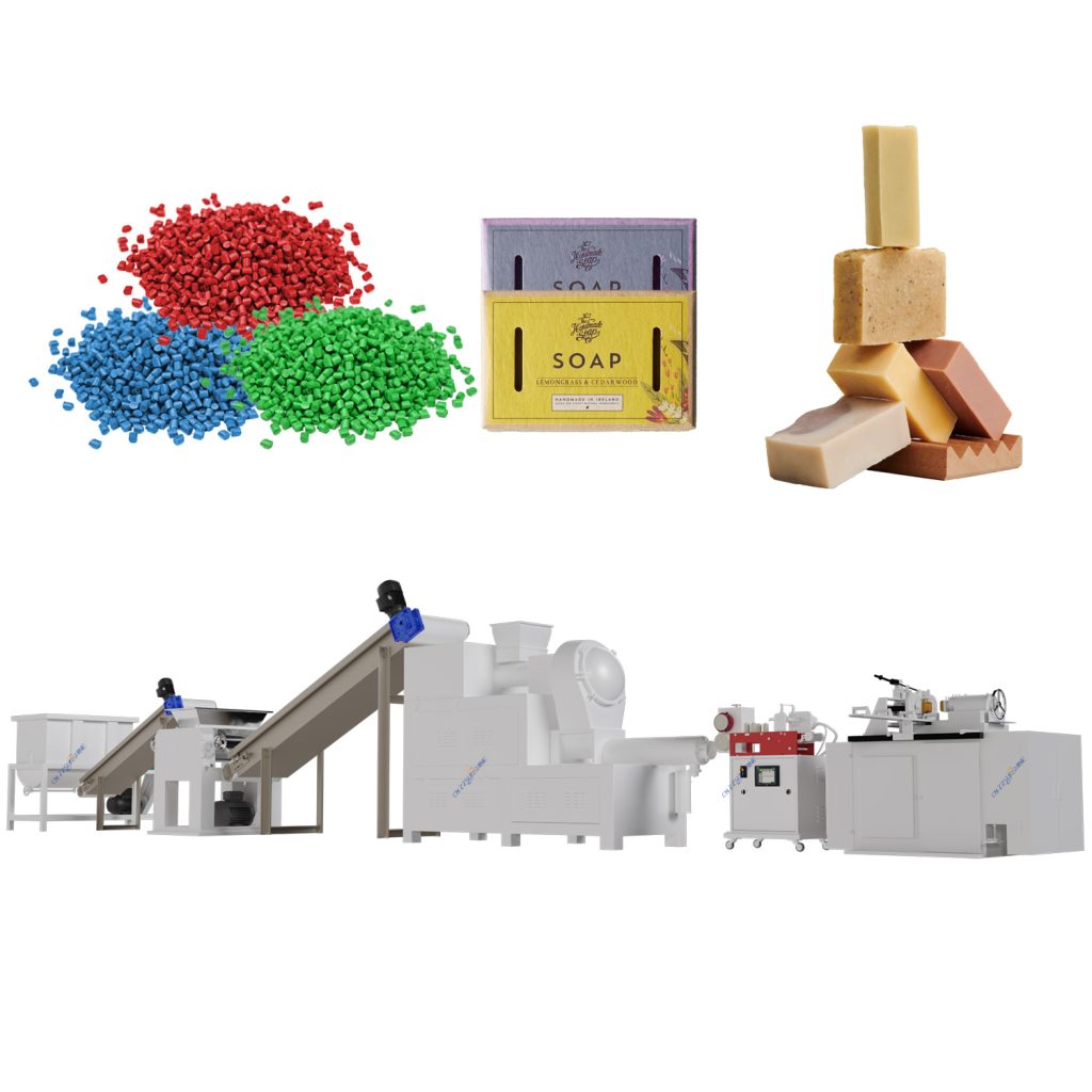 Automatic Soap 50kg-150kg Per Hour Making Machine Line Soap Mixer Mill ...