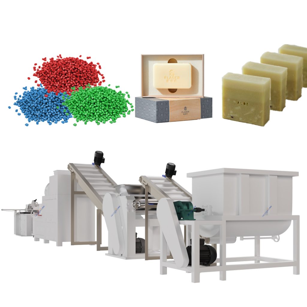 Soap Making Machine With Soap Bomb Mold/Super Hot Soap Production Line ...